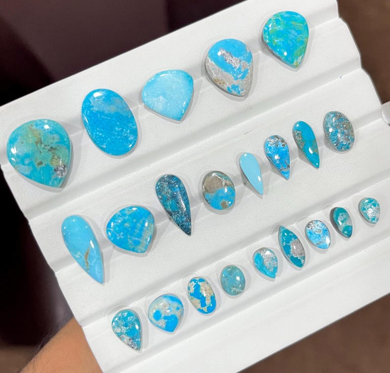 Blue Bird Turquoise Cabochon Gemstone - Etsy Canada