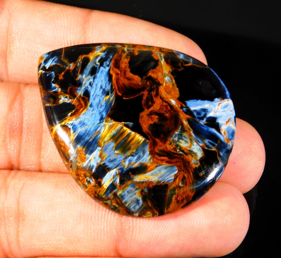 Natural MULTI Fire Pietersite Pear Cabochon Pietersite Gemstone ...