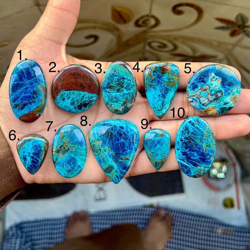 Azurite Jewelry - Etsy