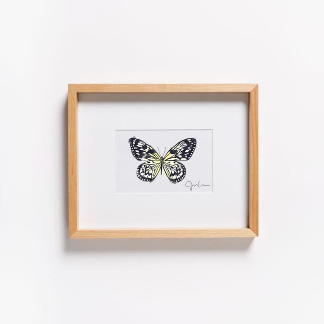 Rice Paper Butterfly 5"x7" PRINT - Etsy