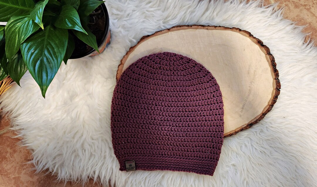 THE CARPENTER BEANIE / Crochet Slouchy Hat / Slouchy Beanie / Crochet ...