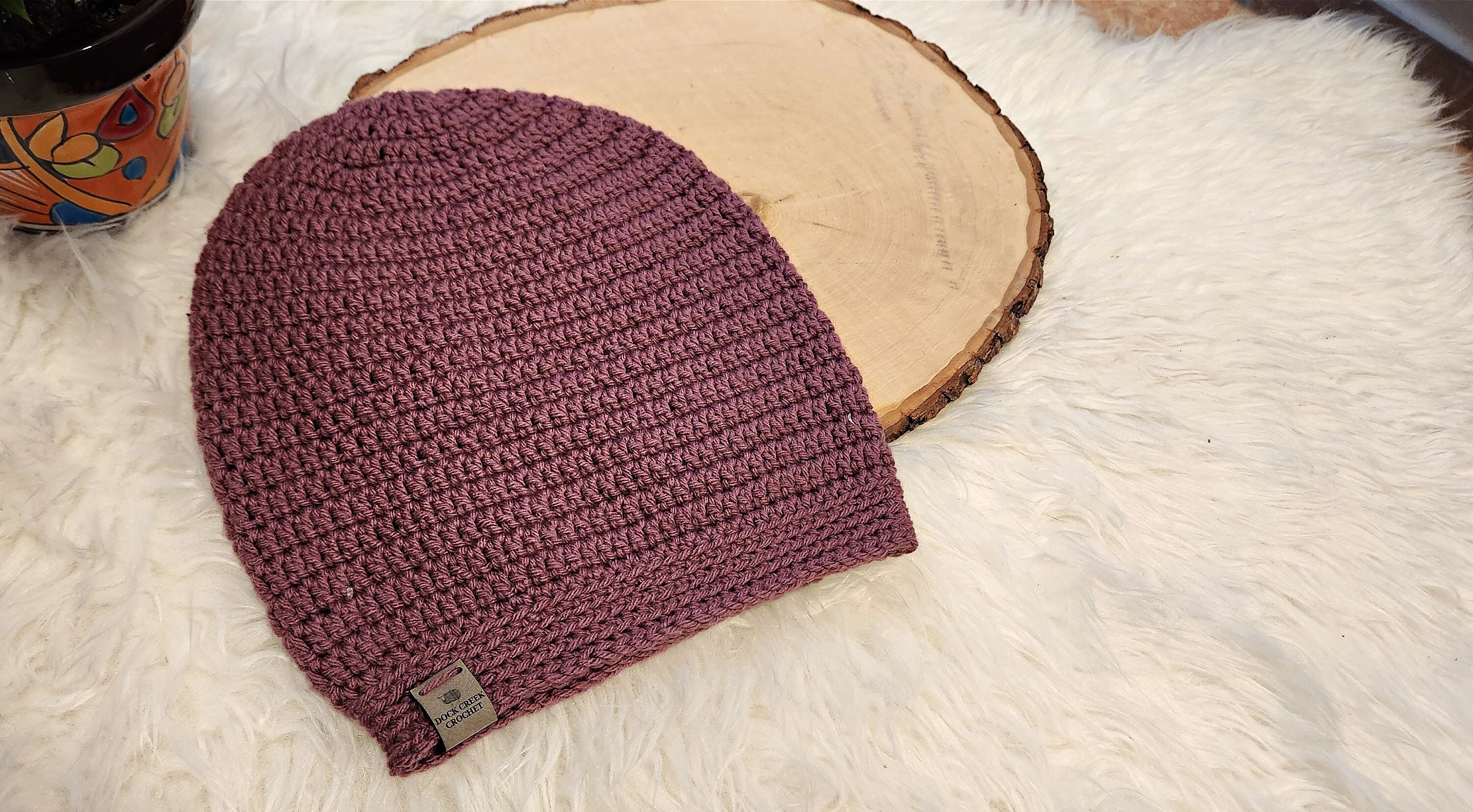 THE CARPENTER BEANIE / Crochet Slouchy Hat / Slouchy Beanie / Crochet ...