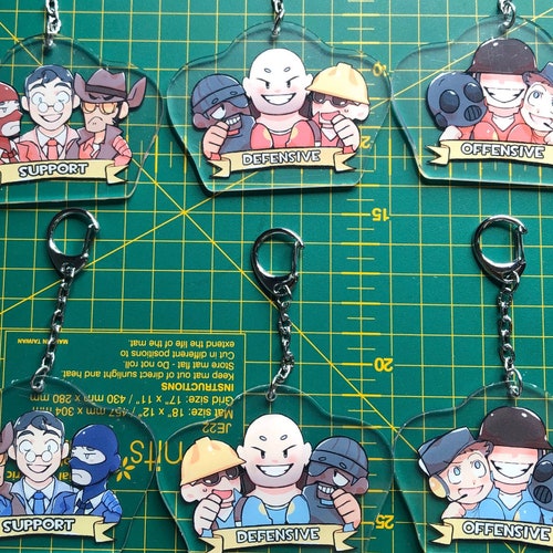 Team Fortress 2 TF2 Chibi Acrylic Charms/keychains - Etsy Australia