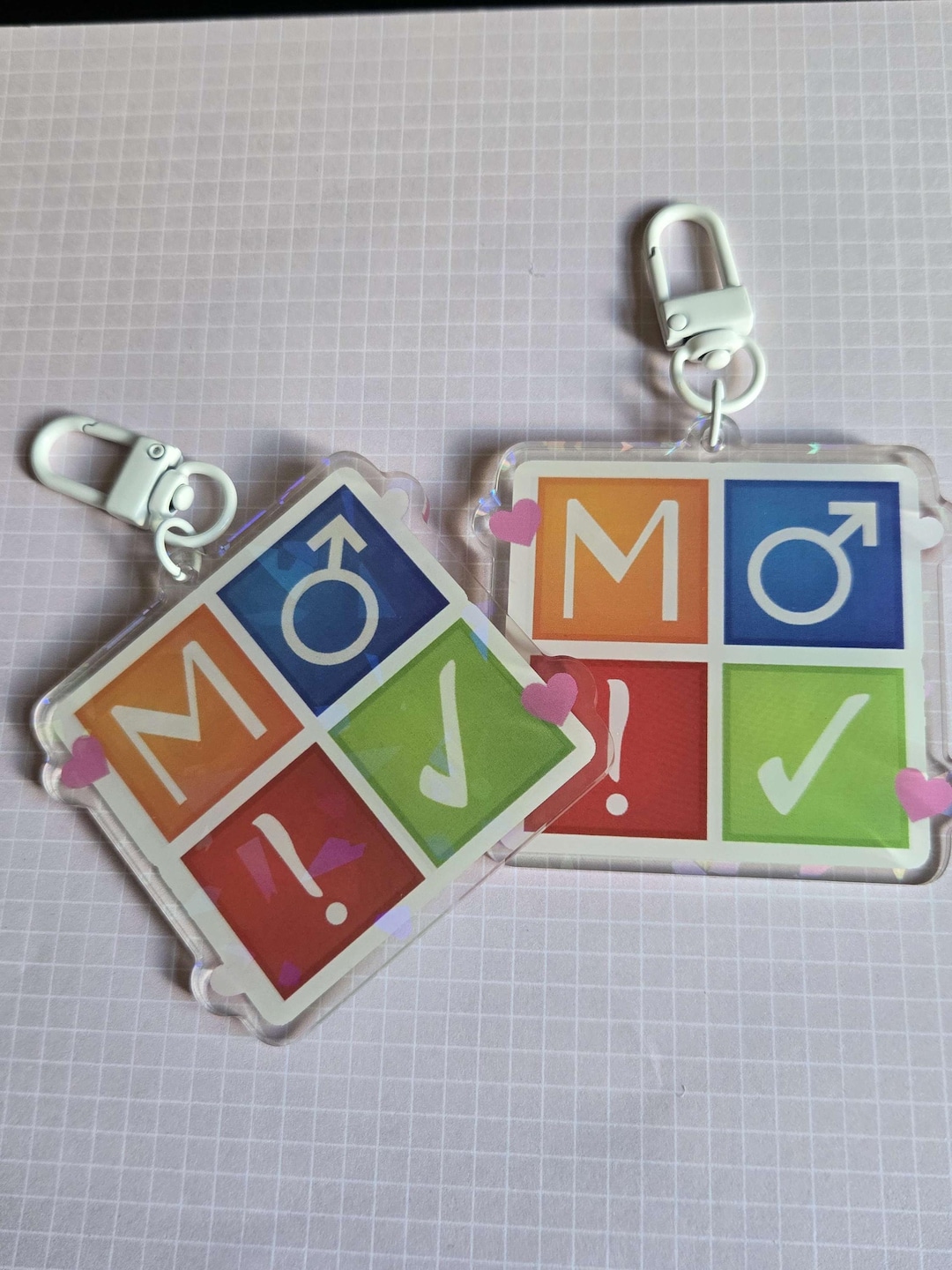 AO3 Content Warnings Fanfiction FF Acrylic Keychain- Charm 2.5 Inch ...