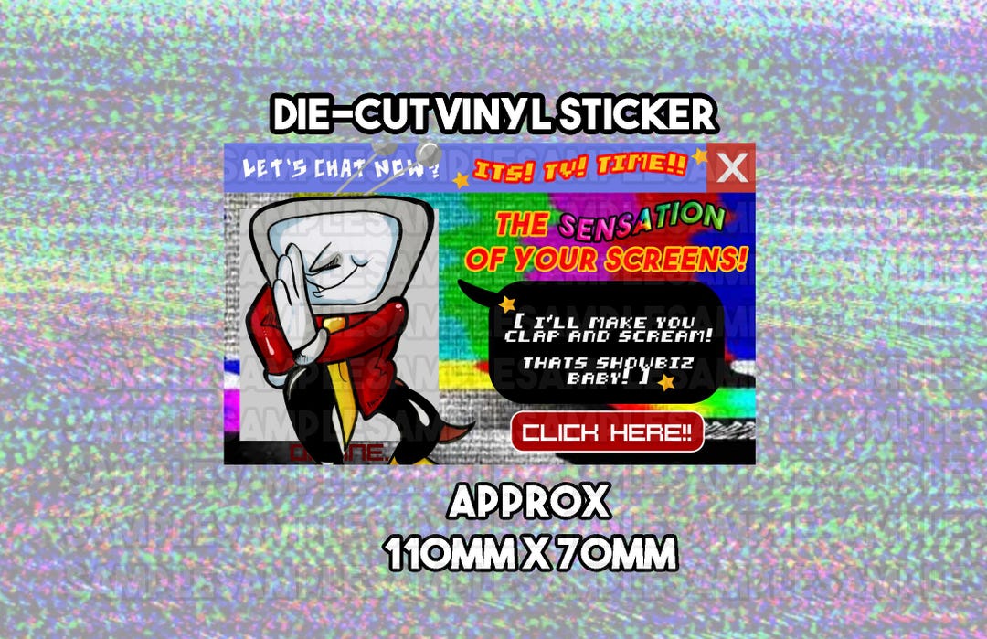 Mr Ant Tenna Dating Bumper Sticker Deltarune Die Cut Vinyl Stickers ...