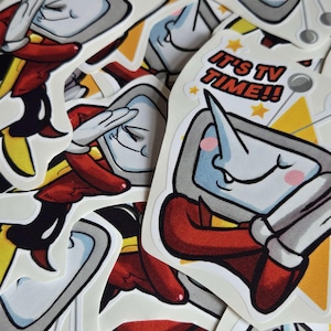 Mr Ant Tenna Deltarune Die Cut Vinyl Stickers Object Head Undertale ...