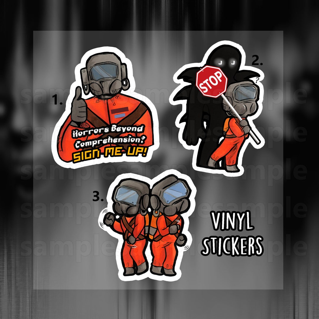 Lethal Company Inspired Vinyl Stickers Video Game Horror Gaming PC ...