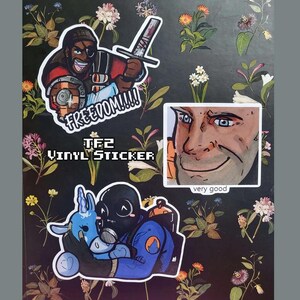 Valve Inspired Stickers TF2 CS Counterstrike Team Fortress 2 Die Cute ...