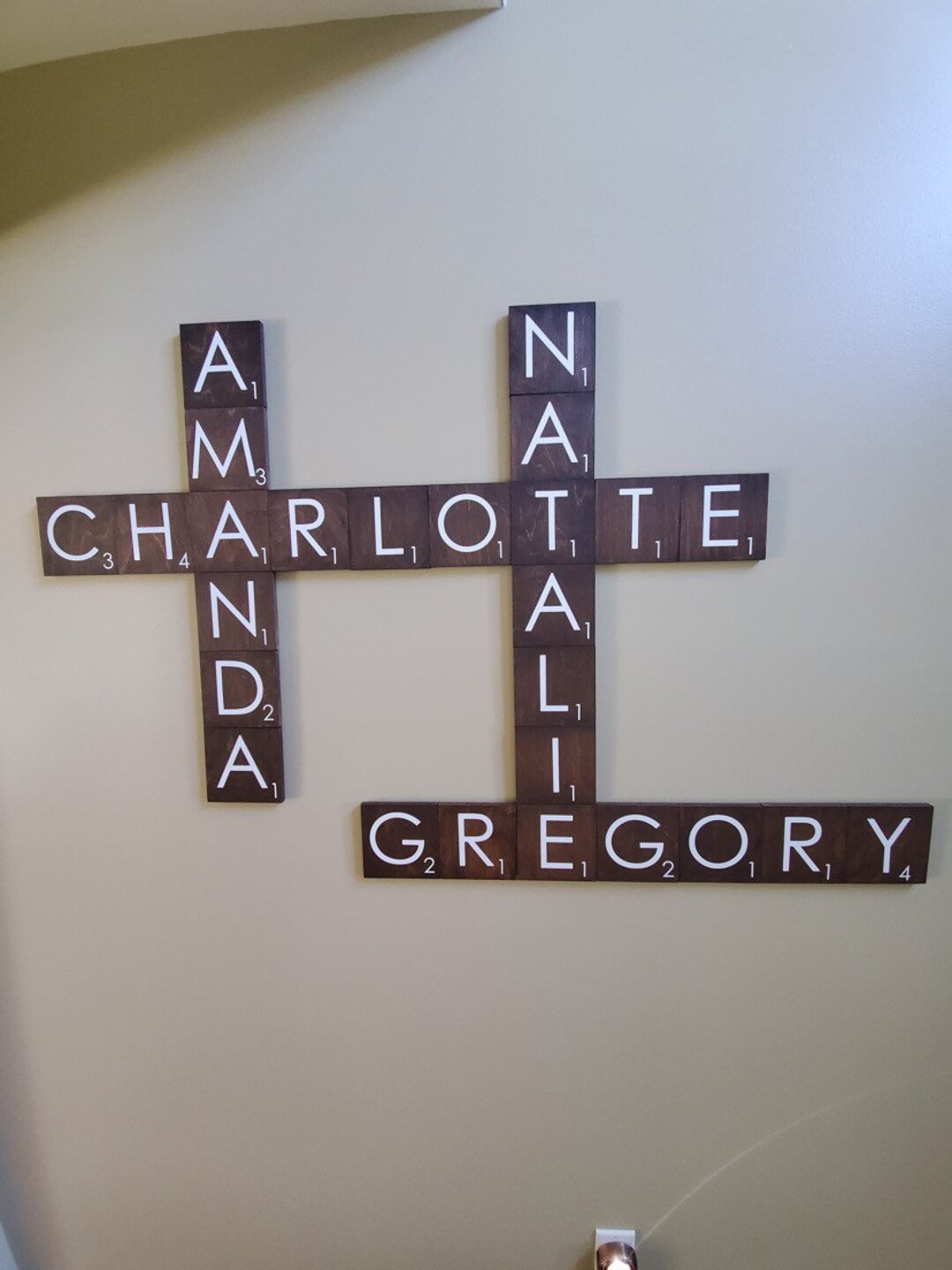 Personalized Large Scrabble Wall Tiles - Etsy
