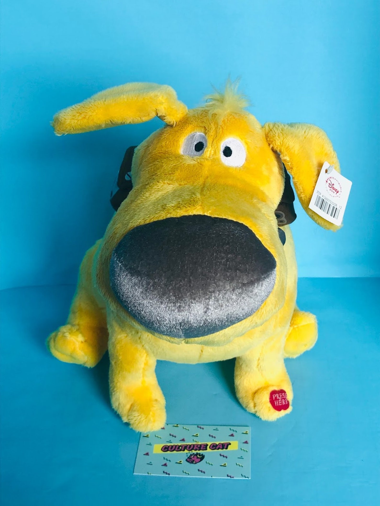 Rare Disney Store Movie UP Dug Doug DOG Pixar Talking 15Plush | Etsy