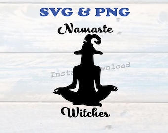 Namaste Witches Svg - Etsy