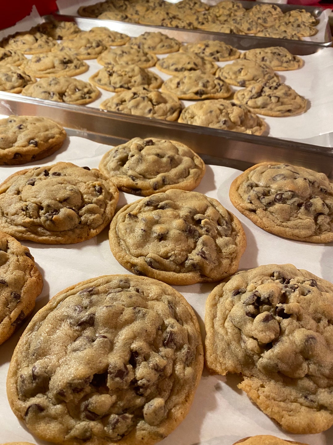 Individual Jumbo Chocolate Chip Cookie - Etsy