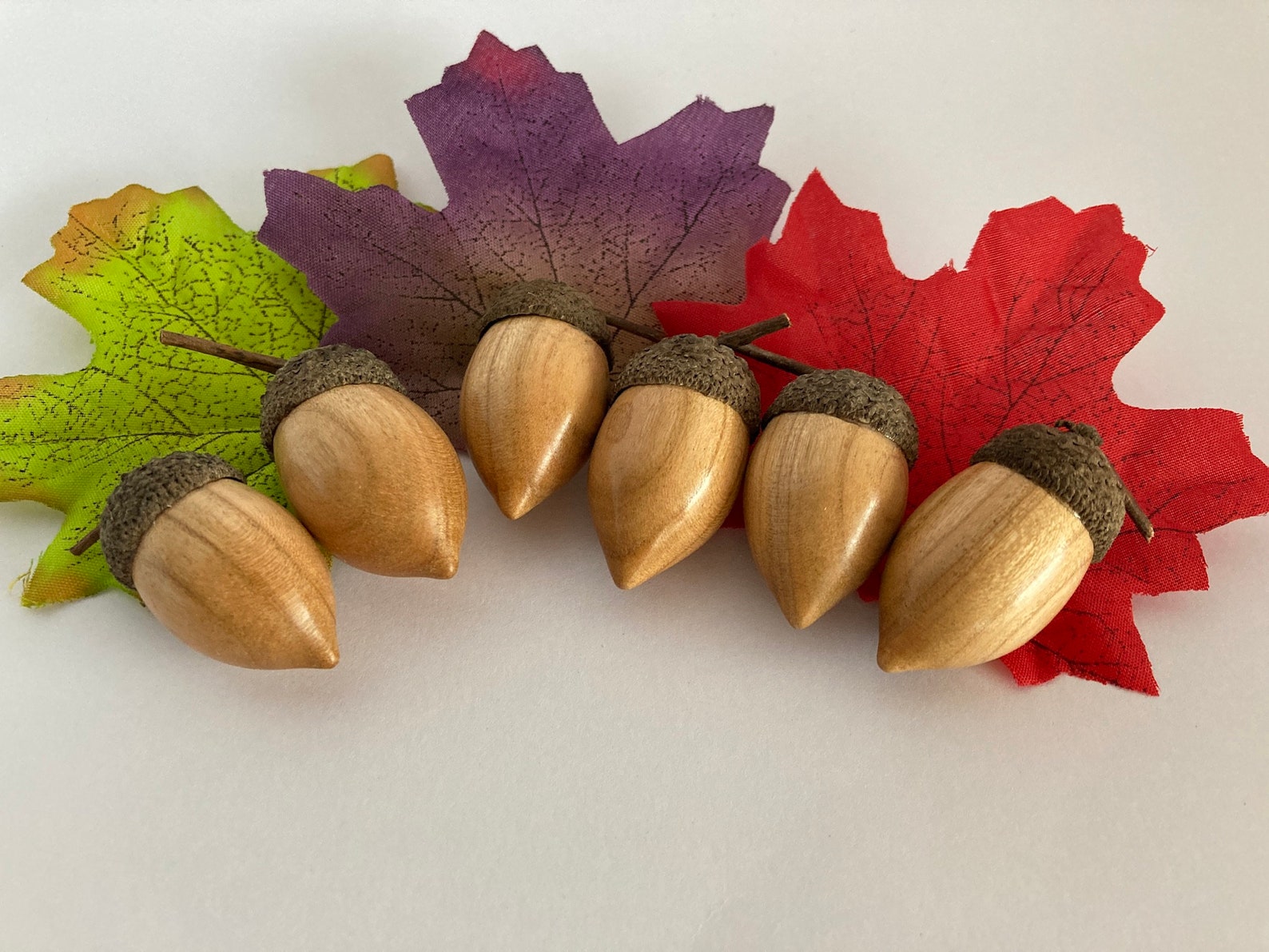 Cherry Wood Turned Acorn 5th Anniversary Gift Wood Lovers | Etsy