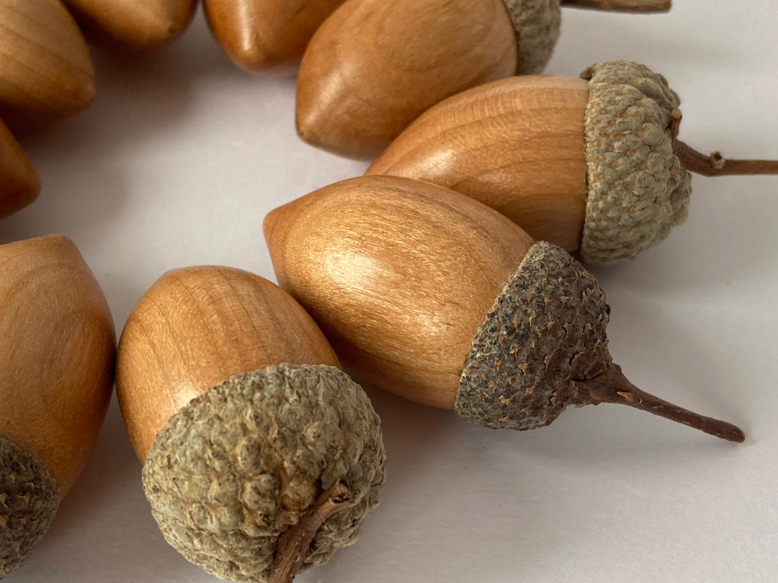 Cherry Wood Turned Acorn 5th Anniversary Gift Wood Lovers - Etsy UK