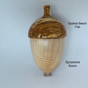 Large Wood Turned Acorn, Handmade Wooden Gift, 5th Anniversary Gift - Etsy