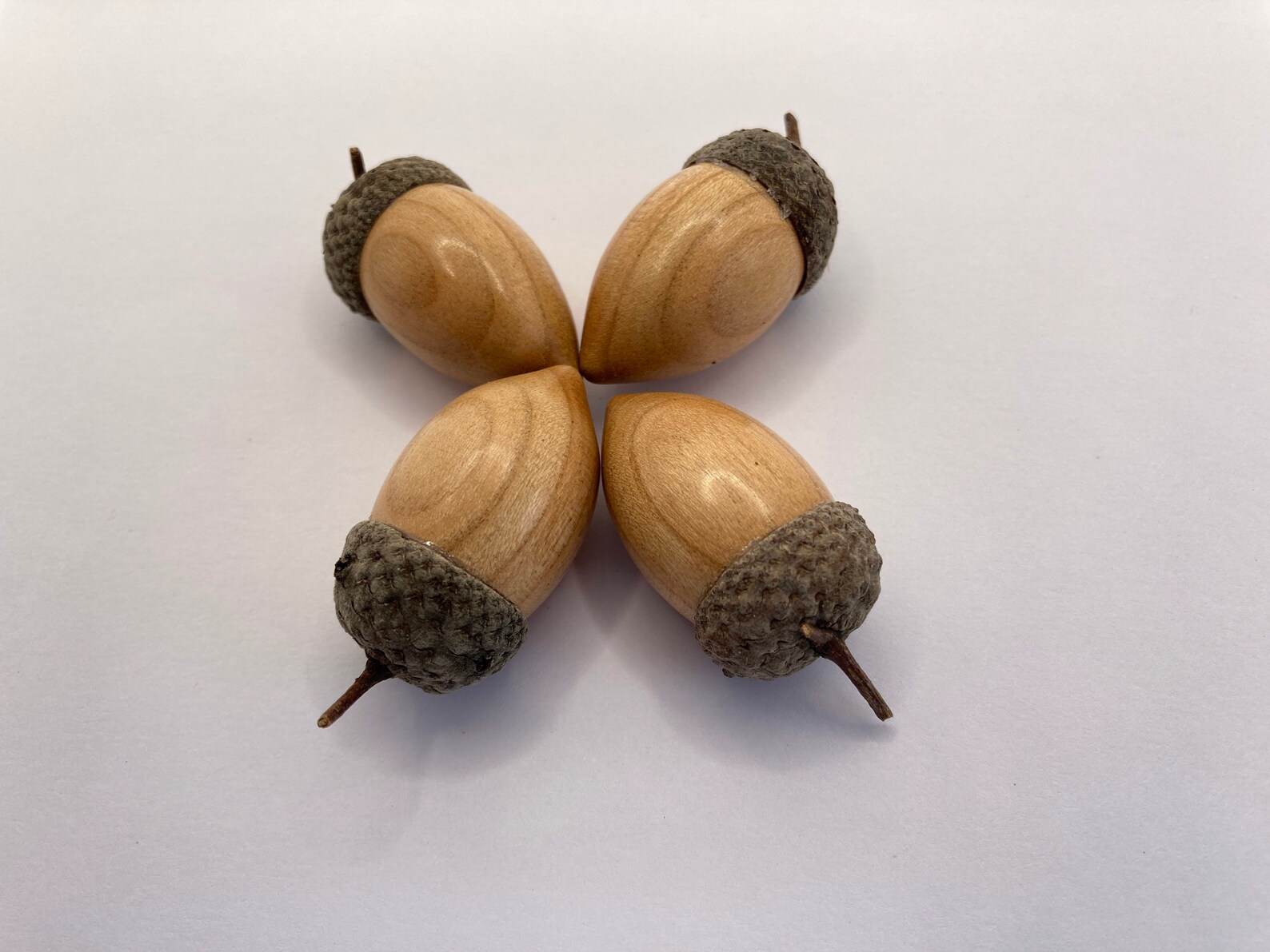 Cherry Wood Turned Acorn 5th Anniversary Gift Wood Lovers | Etsy