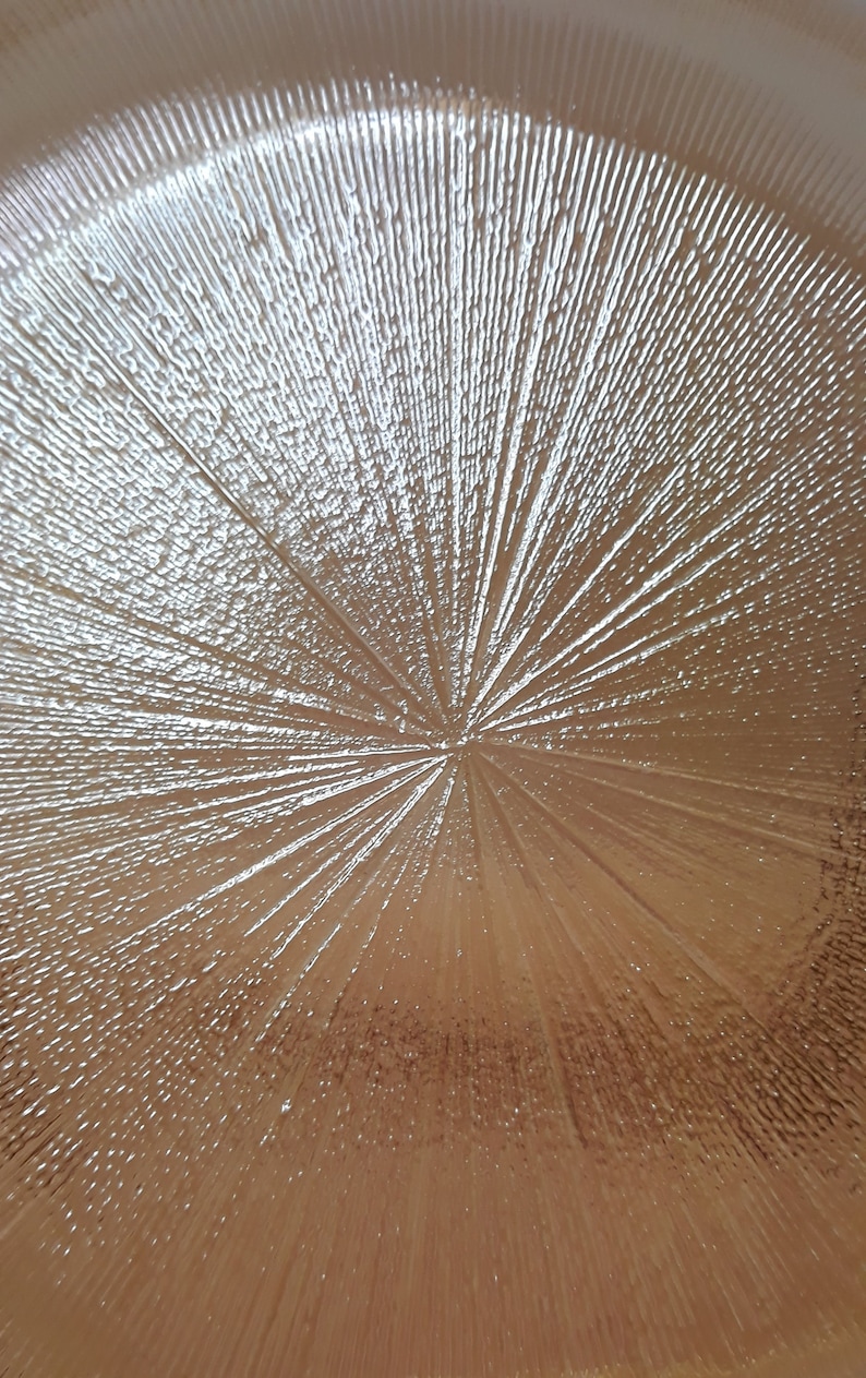 Jeanette TREE BARK Salad PLATES Set of 6 Carnival Glass - Etsy