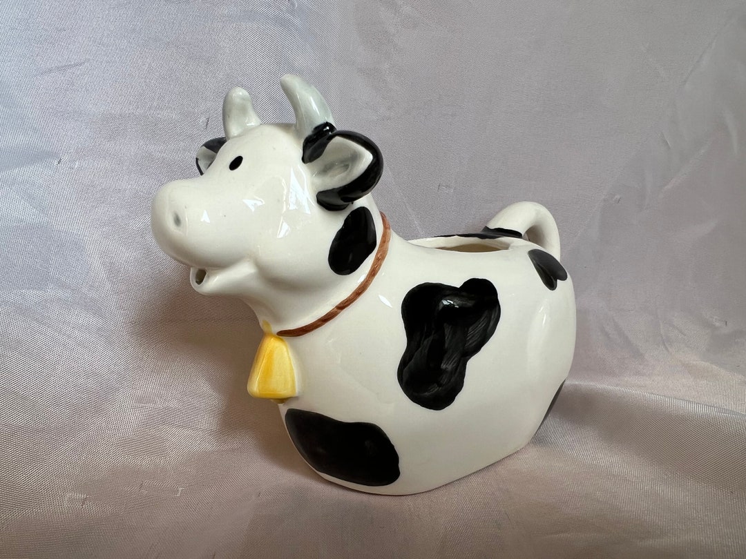 CERAMIC COW CREAMER Cow Collection Farmhouse Kitchen Country Decor Farm ...