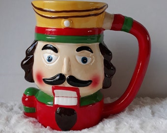 Ceramic Nutcracker Mug - Etsy