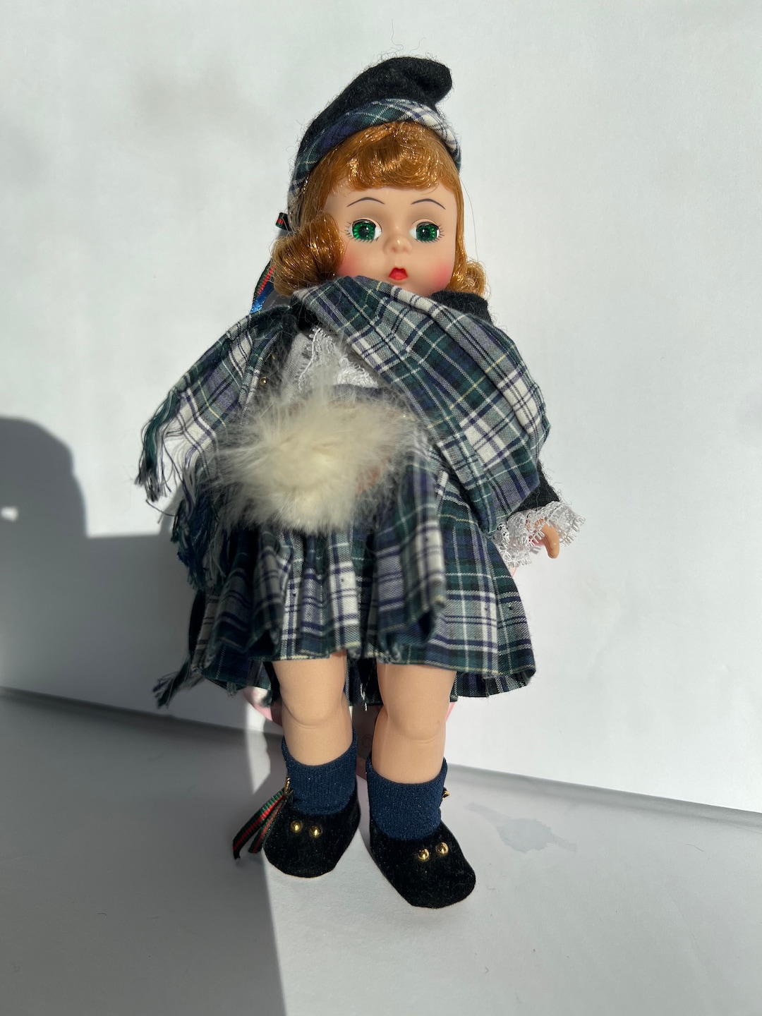 VINTAGE SCOTTISH DOLL Madame Alexander Scotland Girl Doll Rare Blue ...