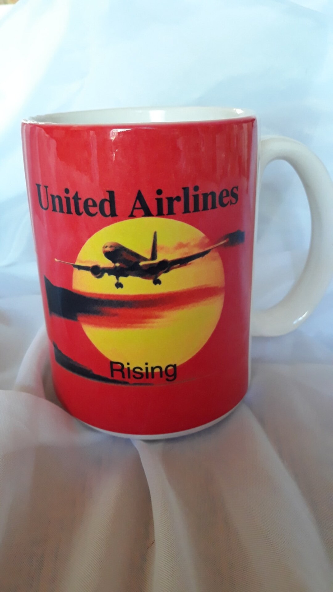 UNITED AIRLINES MUG Airplane Cup Flying Cup Pilot Flight - Etsy