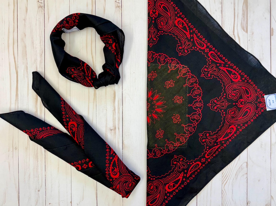 Fire Ice Bandana, Ice Pocket Bandana, Cooling Bandana, Neck Cooler, Ice ...