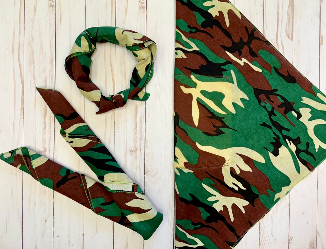 Ice Bandana, Ice Pocket Bandana, Cooling Bandana, Neck Cooler, Camo - Etsy