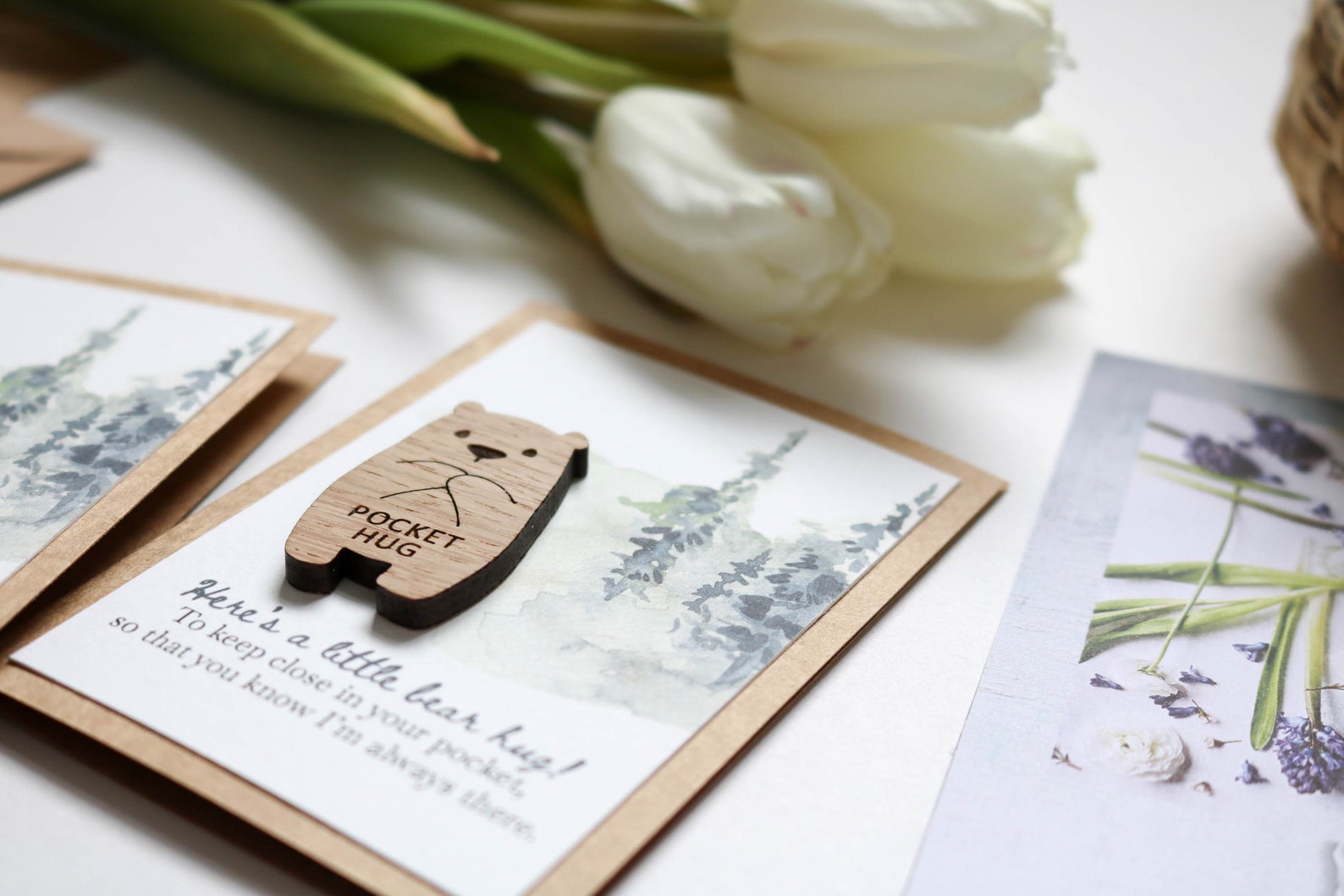 A7 Pocket Hug Pocket Hug Card Bear Hug Token Bear Hug Card - Etsy UK