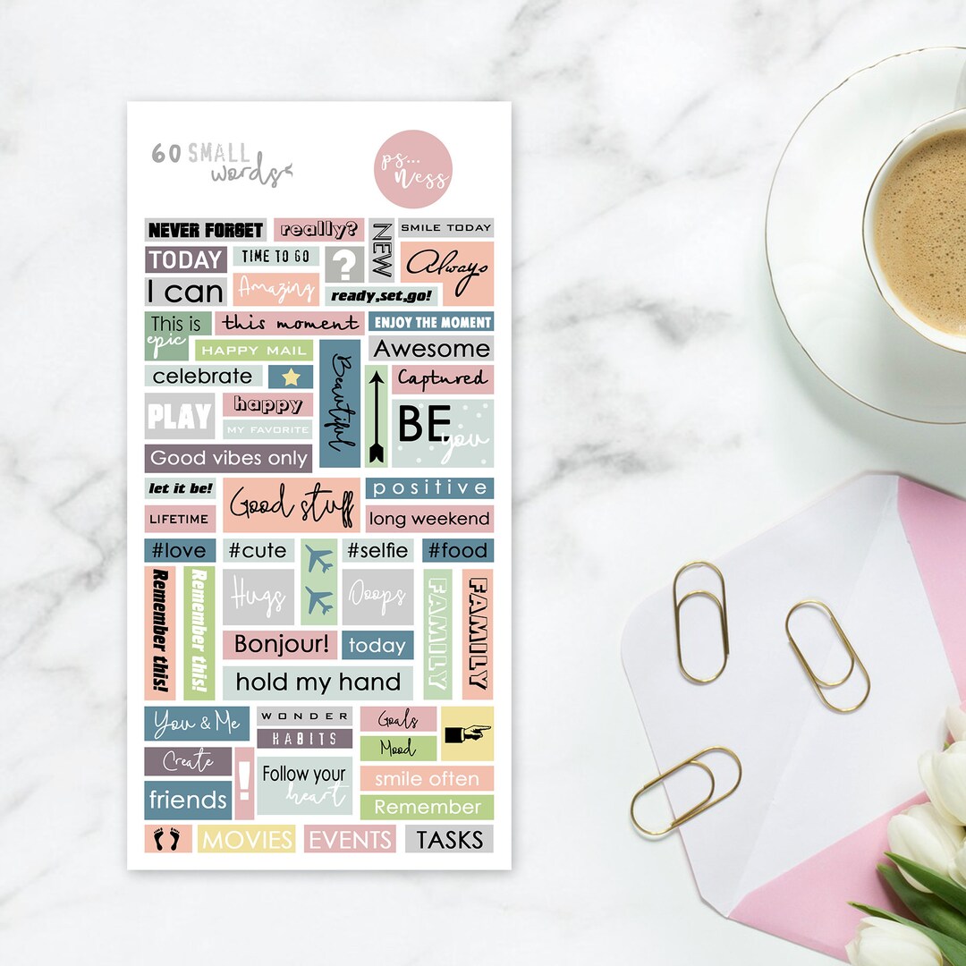Quote Stickers, Motivational Stickers, Inspirational Stickers, Planner ...