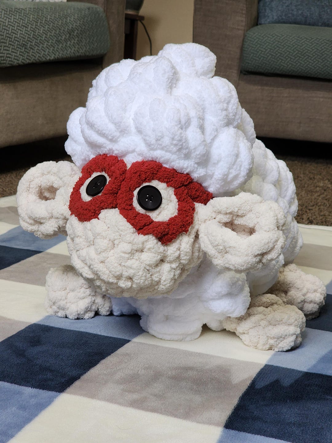 Wybleat Wyborn - Big Sheep Stuffed Animal - Etsy