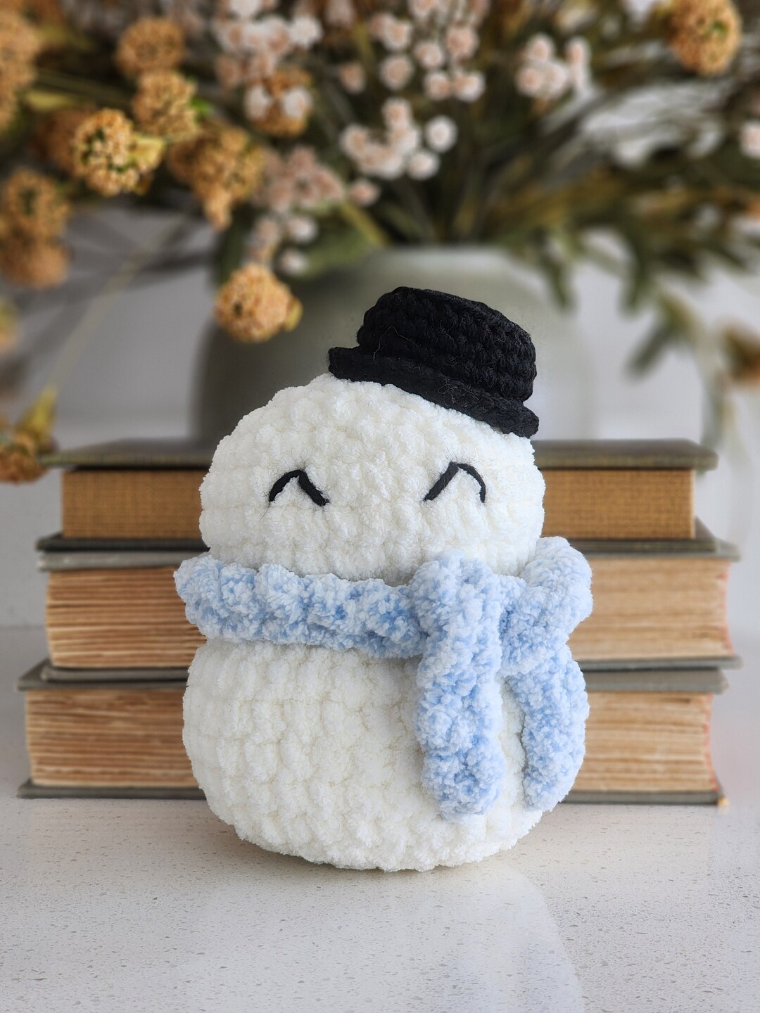 The Cozy Snowman LOW SEW Beginner Crochet Pattern - Etsy