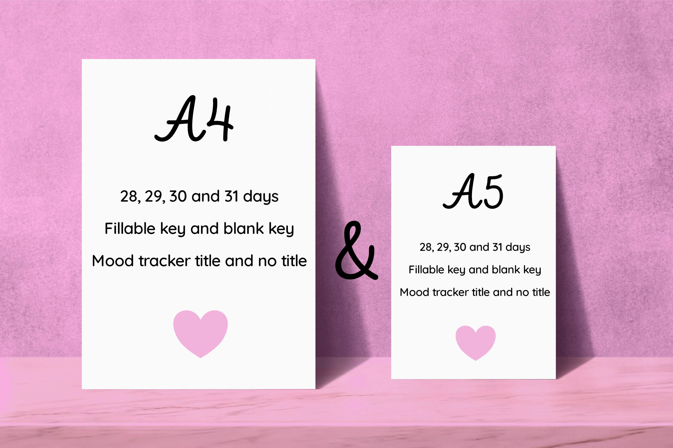 Chemistry Dog Mood Tracker Printable A4 & A5 Handrawn Bullet Journal ...
