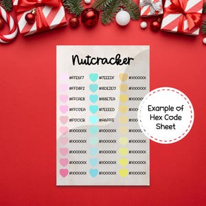 Nutcracker Procreate Colour Palette - 30 Handpicked Christmas Colours ...