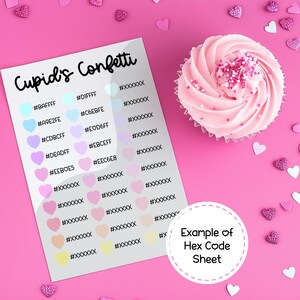 Cupid's Confetti Procreate Colour Palette: 30 Handpicked Valentine's ...