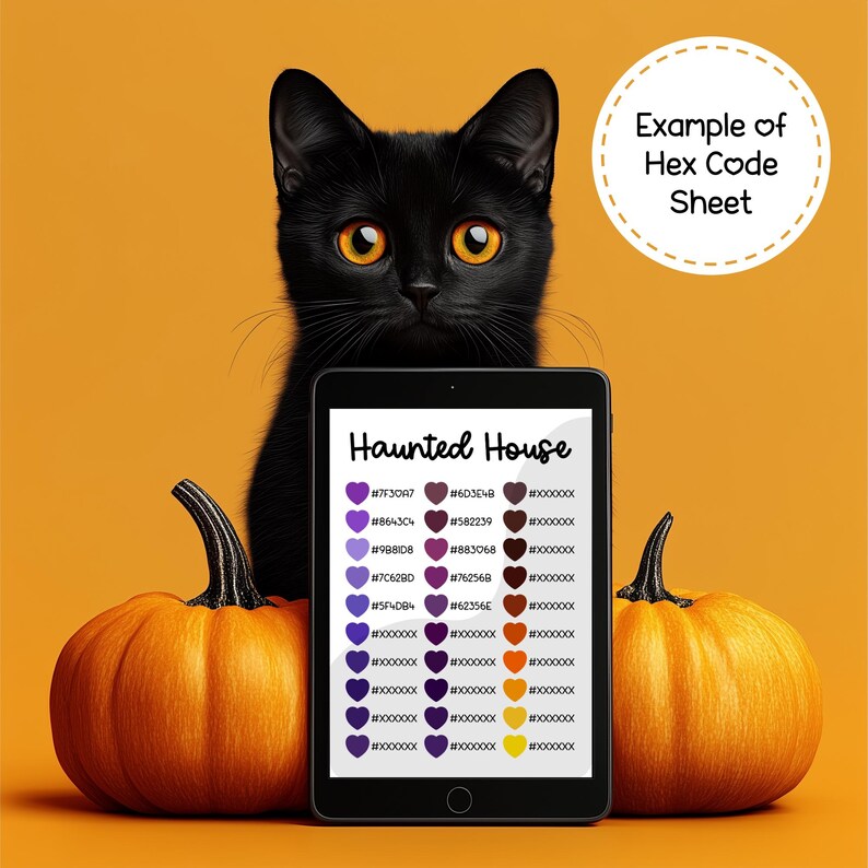Haunted House Procreate Colour Palette - 30 Handpicked Halloween ...