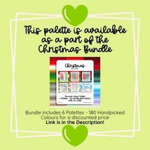 Gingerbread Man Procreate Colour Palette - 30 Handpicked Christmas ...