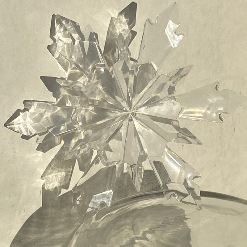 Snowflake Suncatcher - Etsy