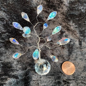 Mini Glowing Holographic Crystal Prism Tree, Halloween Gift Idea in ...