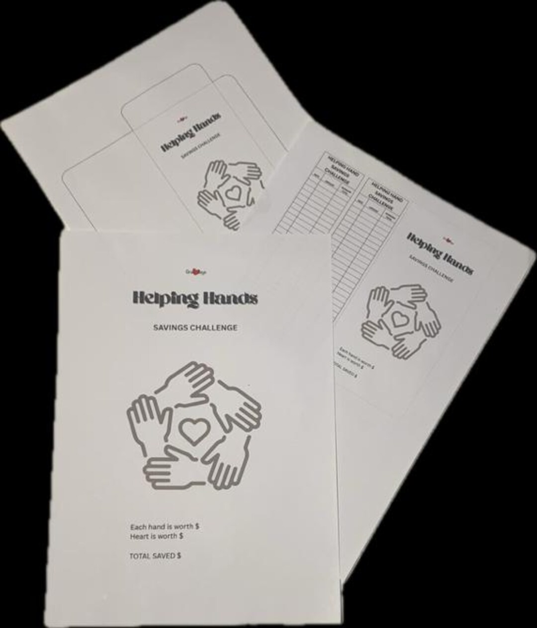 Helping Hand Mini Savings Challenge Printable and Downloadable PDF - Etsy