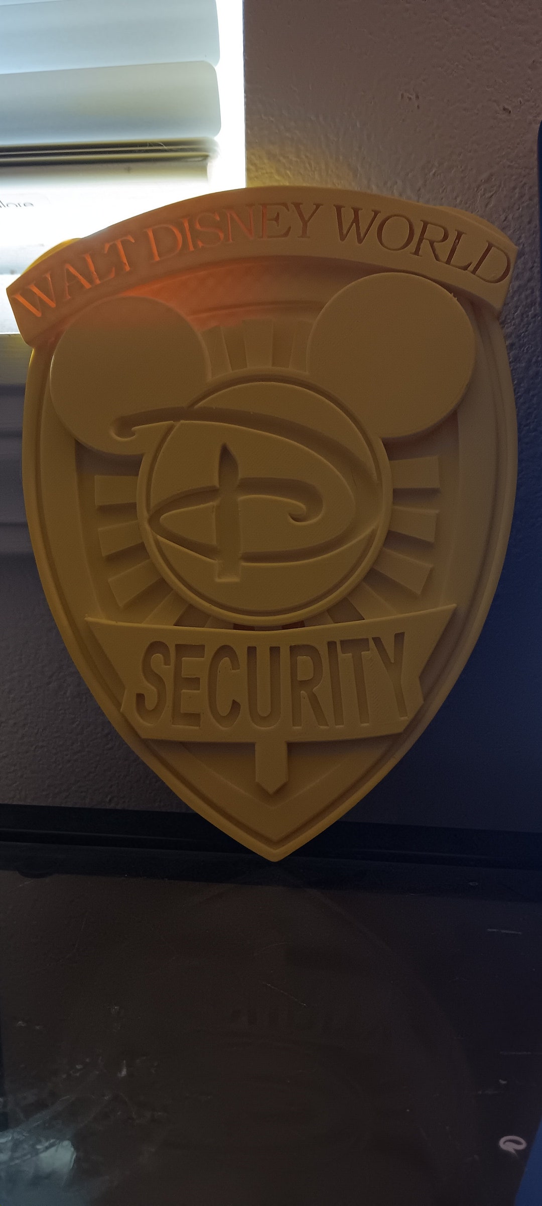 Disney Security Badge 3d Print - Etsy