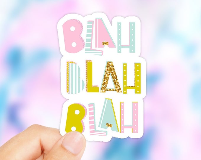 Shut up Sticker Quote Decal Laptop Stickers Macbook | Etsy