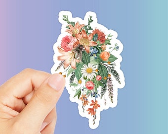 Flower Bouquet Sticker - Etsy