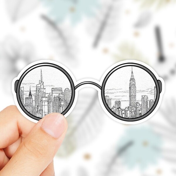 Skyline Sticker - Etsy