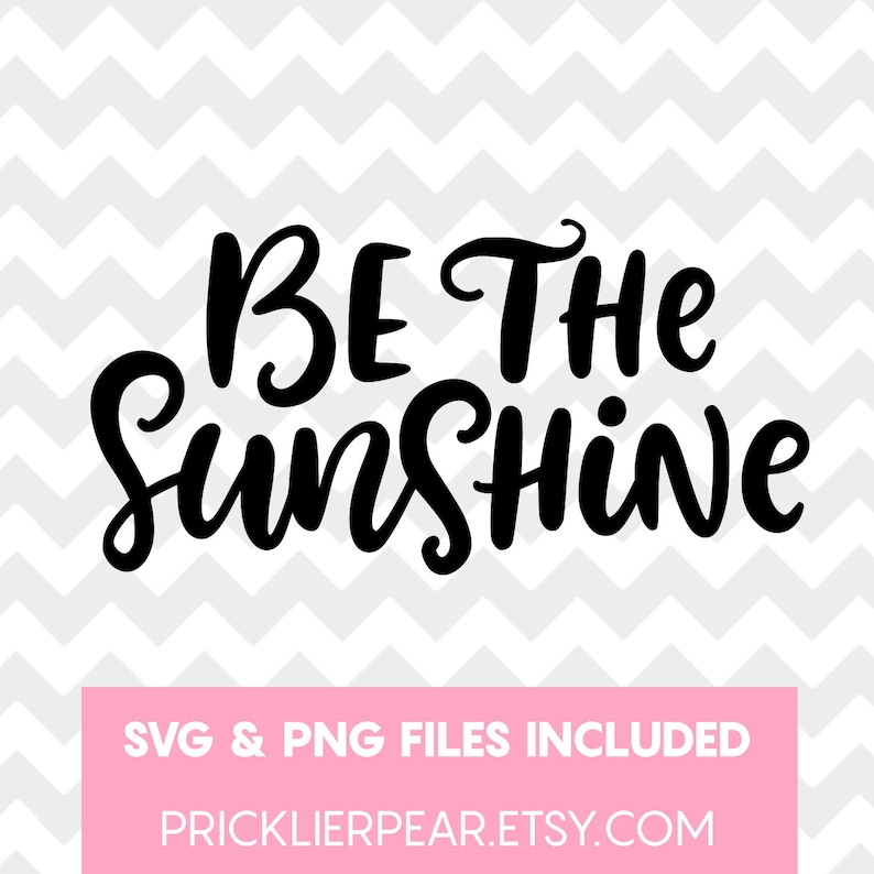 Be the Sunshine SVG - Sunshine SVG - Positive Quote SVG - Silhouette ...