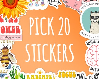 Take Your Pick of 5 Stickers - Choose Any 5 Stickers - Create Your Own ...