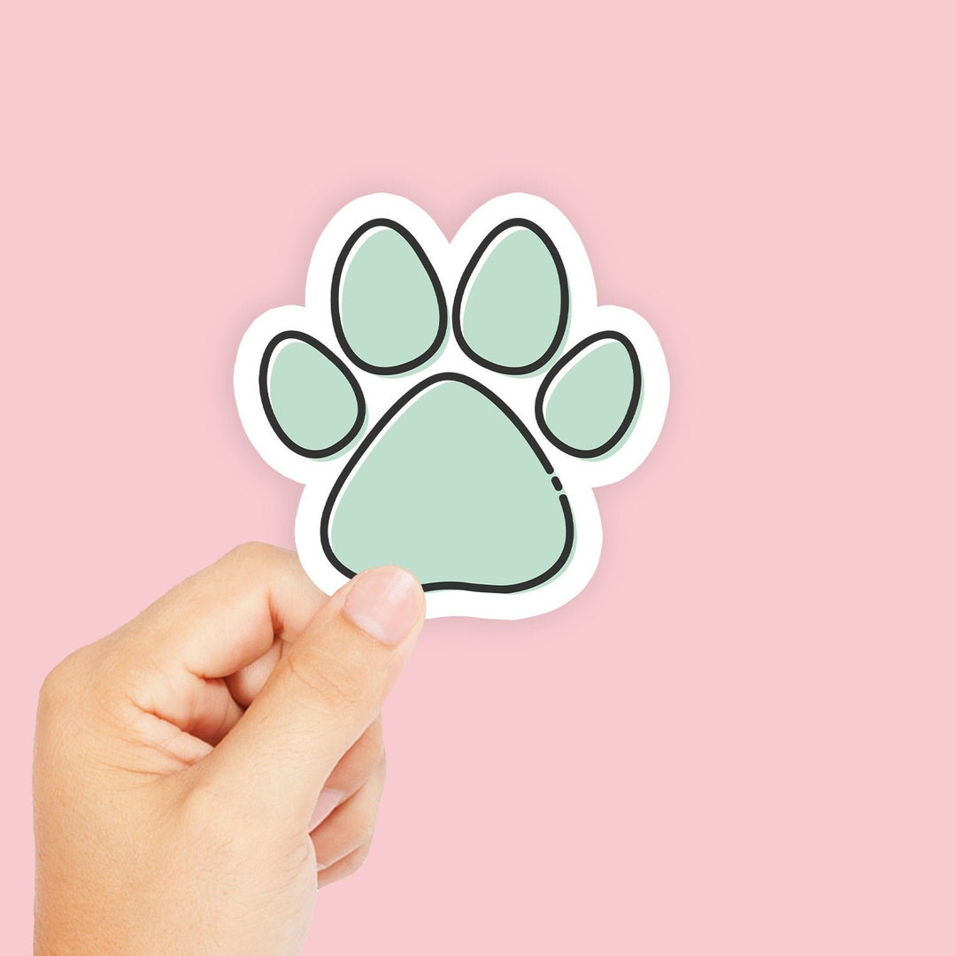 Paw Sticker - Etsy