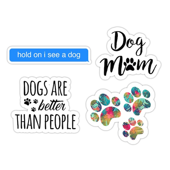 Paper & Party Supplies Stickers, Labels & Tags Dog Lover Sticker Bundle ...