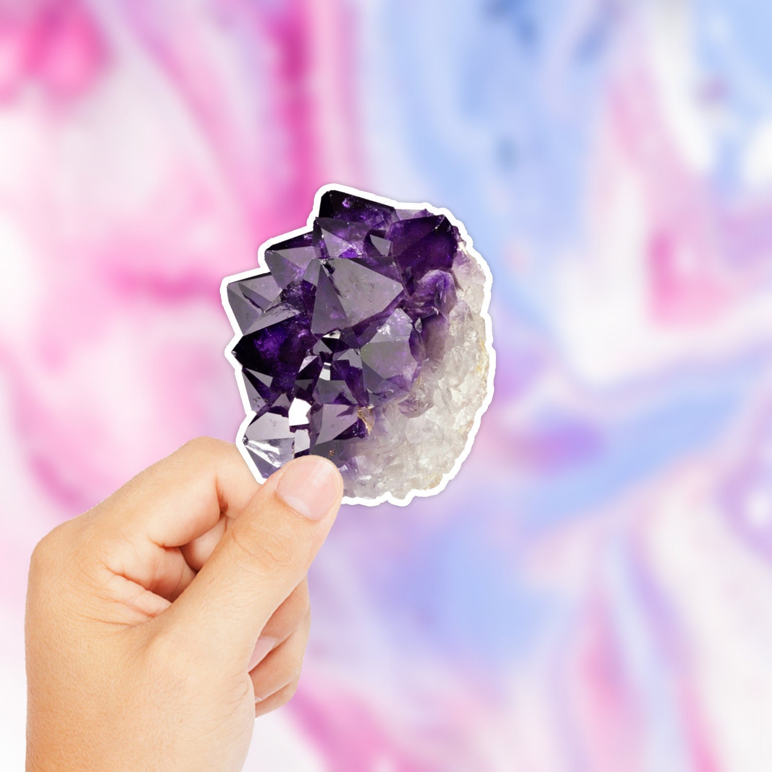 Crystal Sticker - Etsy