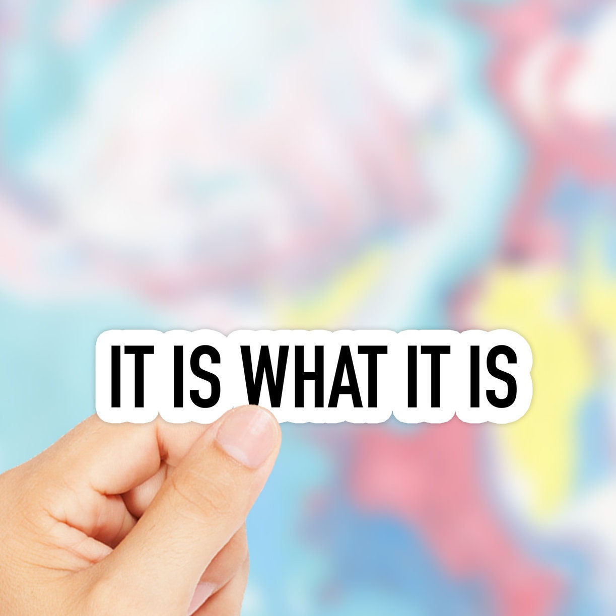It is What It is Sticker - Etsy
