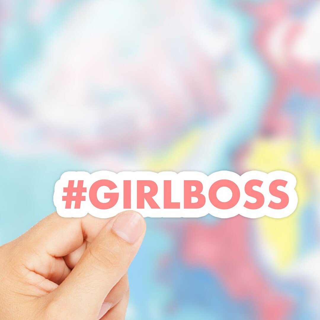 Girl Boss Sticker, Girl Boss Decal, Positive Sticker, Motivational ...